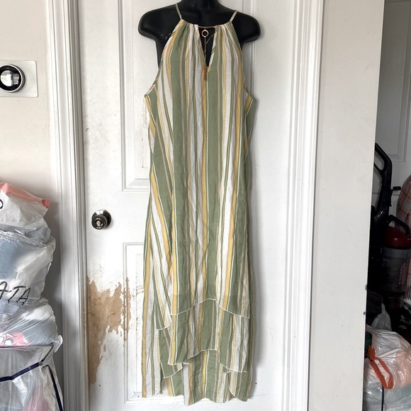 Mlle Gabrielle | Dresses | Mlle Gabrielle Maxi Green Sleeveless Dress ...